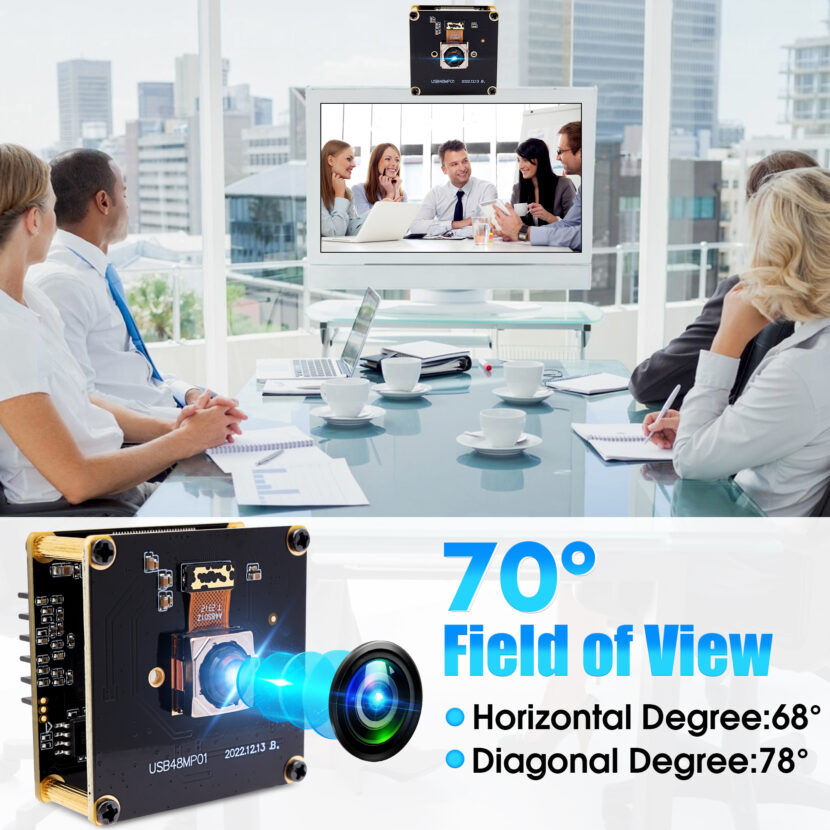 ELP Ultra HD 48MP Fast Autofocus USB Camera Module 8000*6000 UVC Free Driver USB Webcam for ...