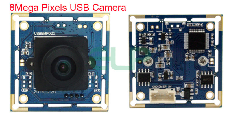 ELP USB Camera 8Megapixel SONY IMX179 Sensor Mini Wide Angle USB Board ...