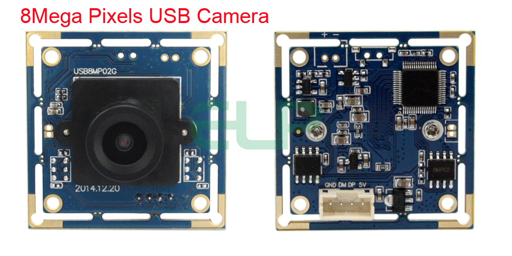 ELP 8 Megapixel HD Webcam Camera Module Adopt Sony IMX179 Sensor With 2 ...