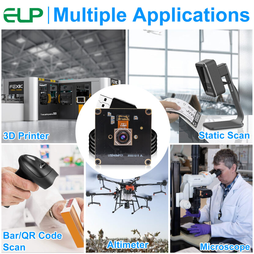 ELP Ultra HD 48MP Fast Autofocus USB Camera Module 8000*6000 UVC Free ...